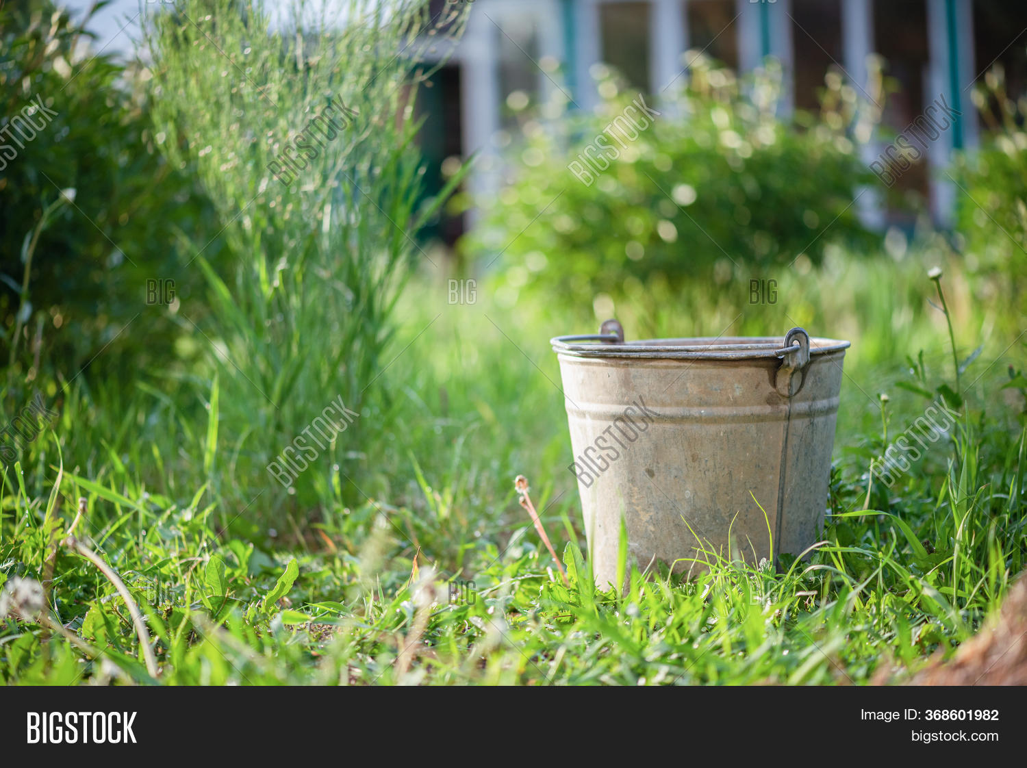 Old Rusty Bucket On Image & Photo (Free Trial) | Bigstock