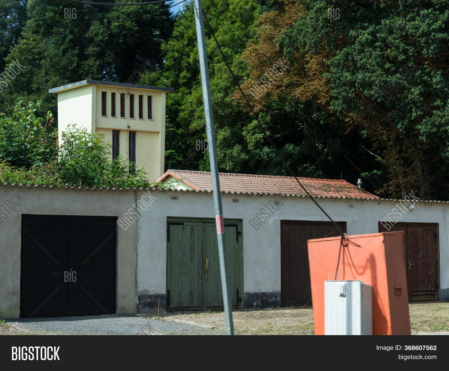 Old Garage Yard Former Image & Photo (Free Trial) | Bigstock