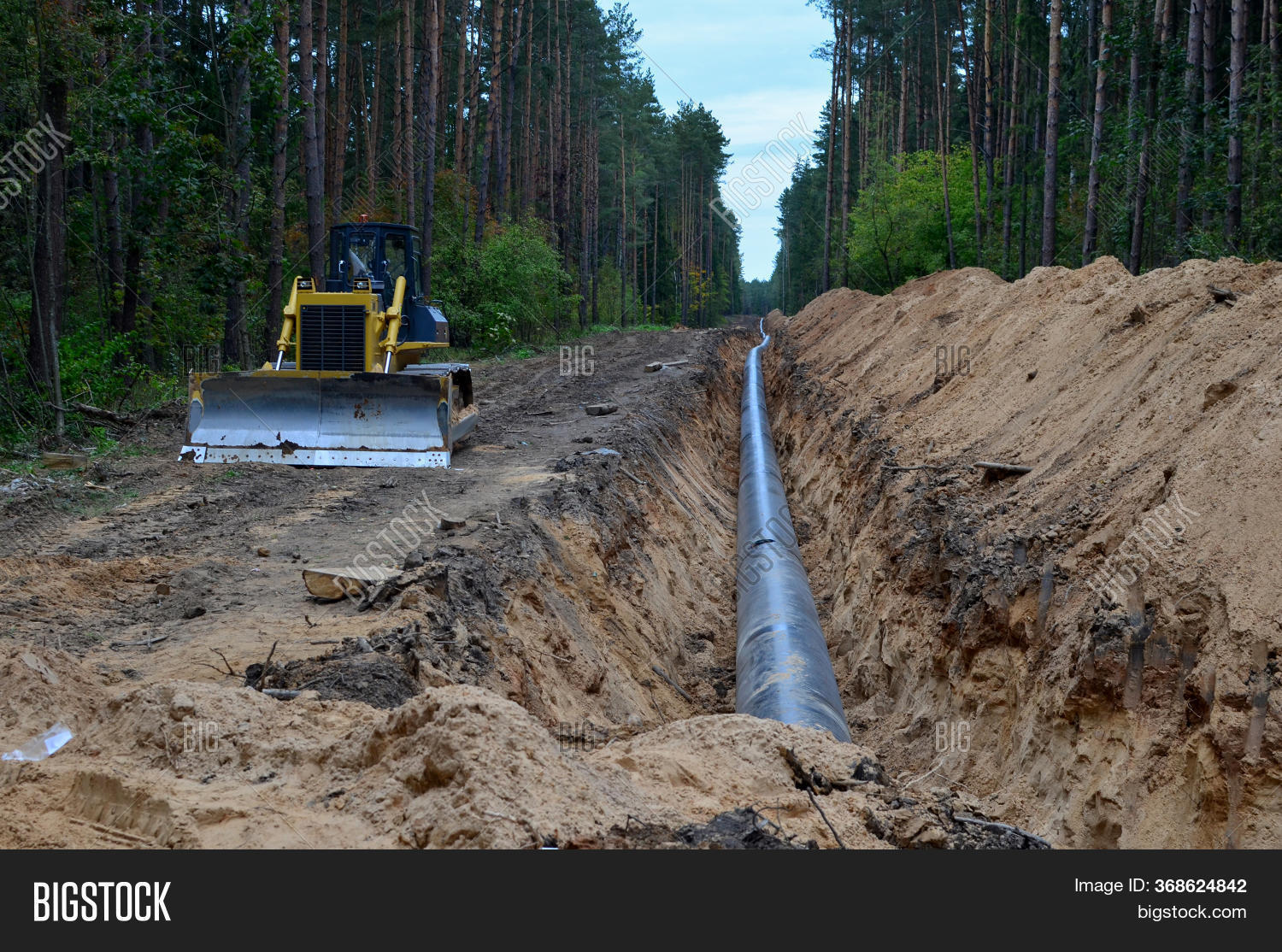 Bulldozer On Natural Image & Photo (Free Trial) | Bigstock