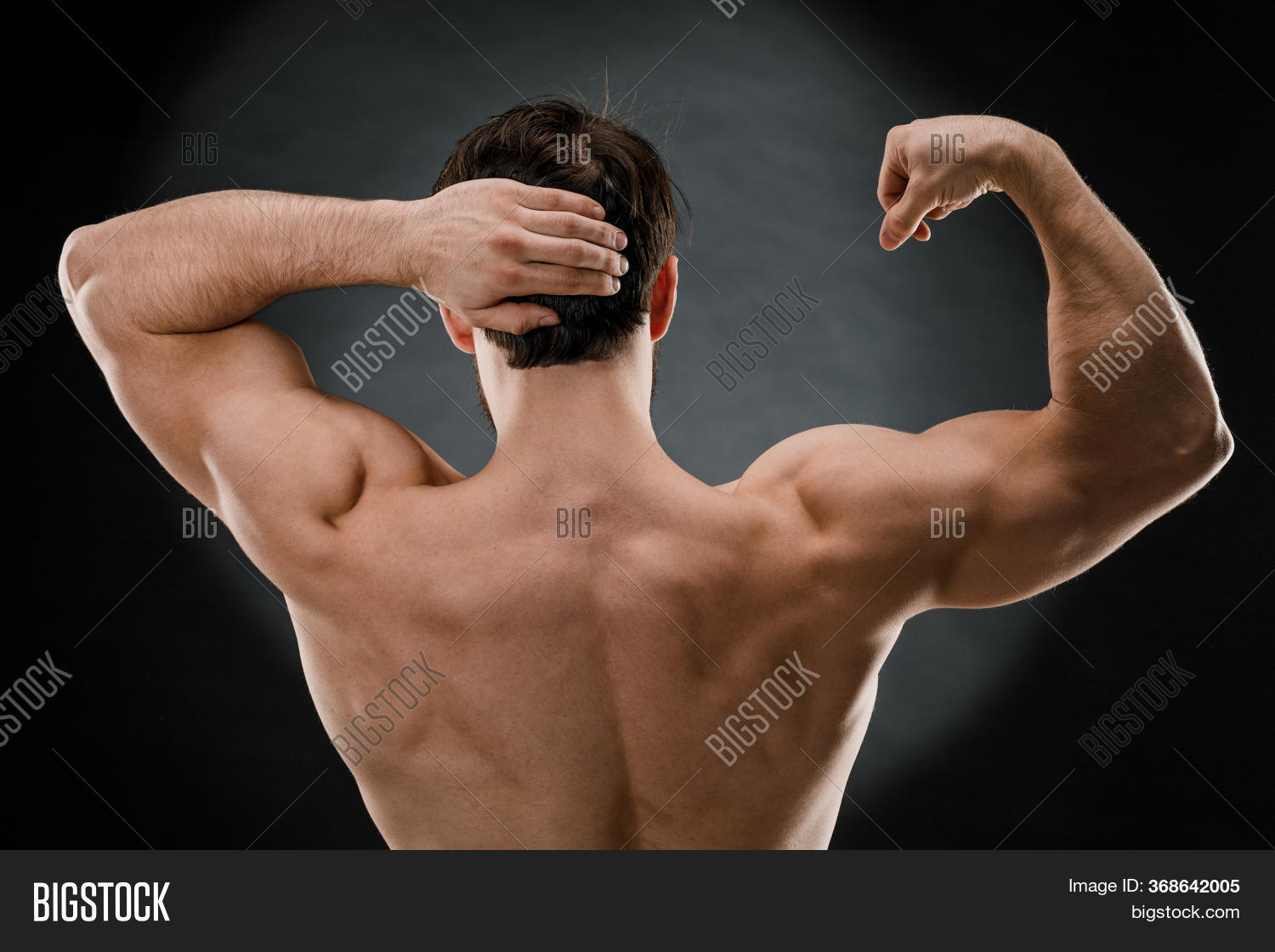 Athletic Man Raised Image & Photo (Free Trial) | Bigstock
