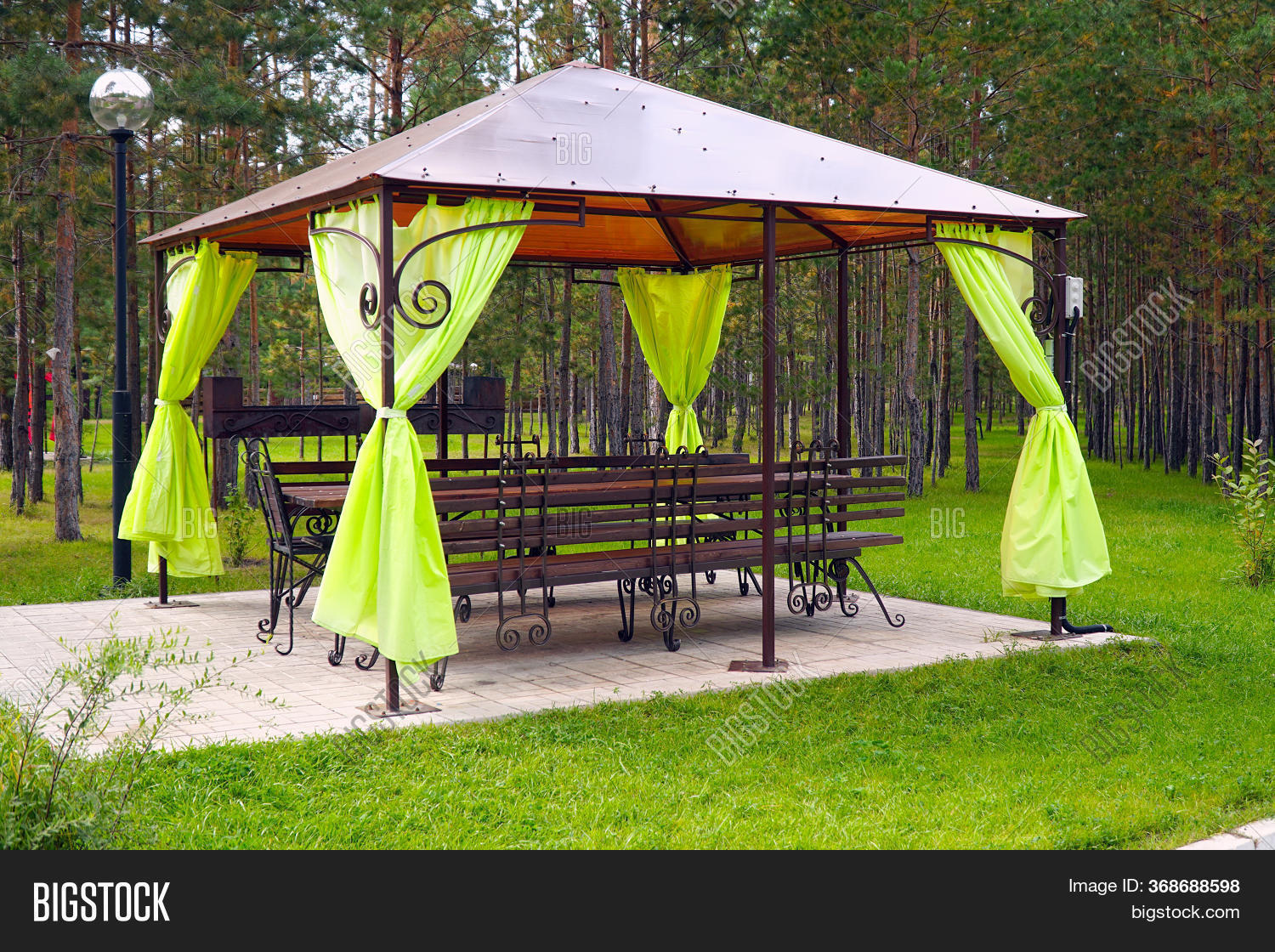 Empty Gazebo Tent Image & Photo (Free Trial) | Bigstock