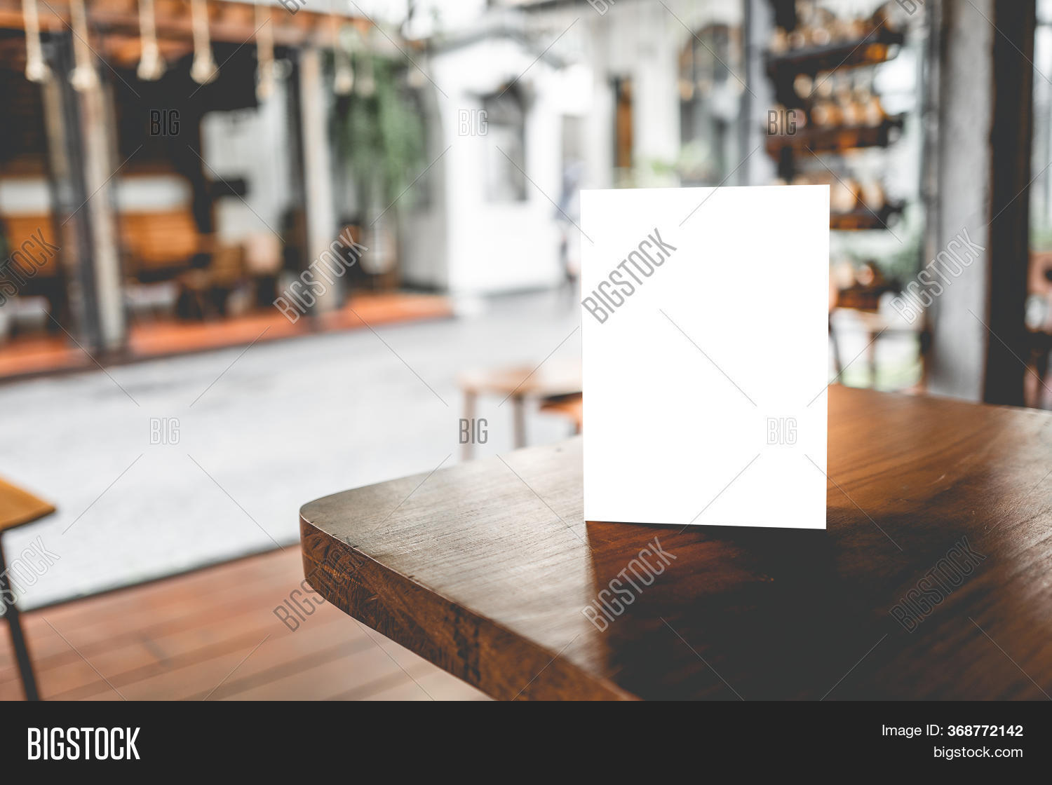 Stand Mock Menu Frame Image & Photo (Free Trial) | Bigstock