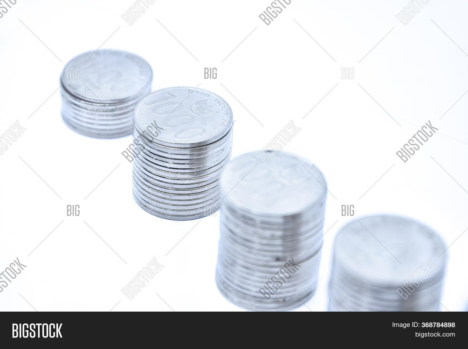 Pile Silver Coins Image & Photo (Free Trial) | Bigstock