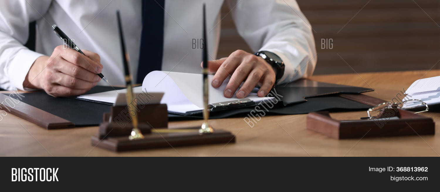 Male Notary Working Image & Photo (Free Trial) | Bigstock