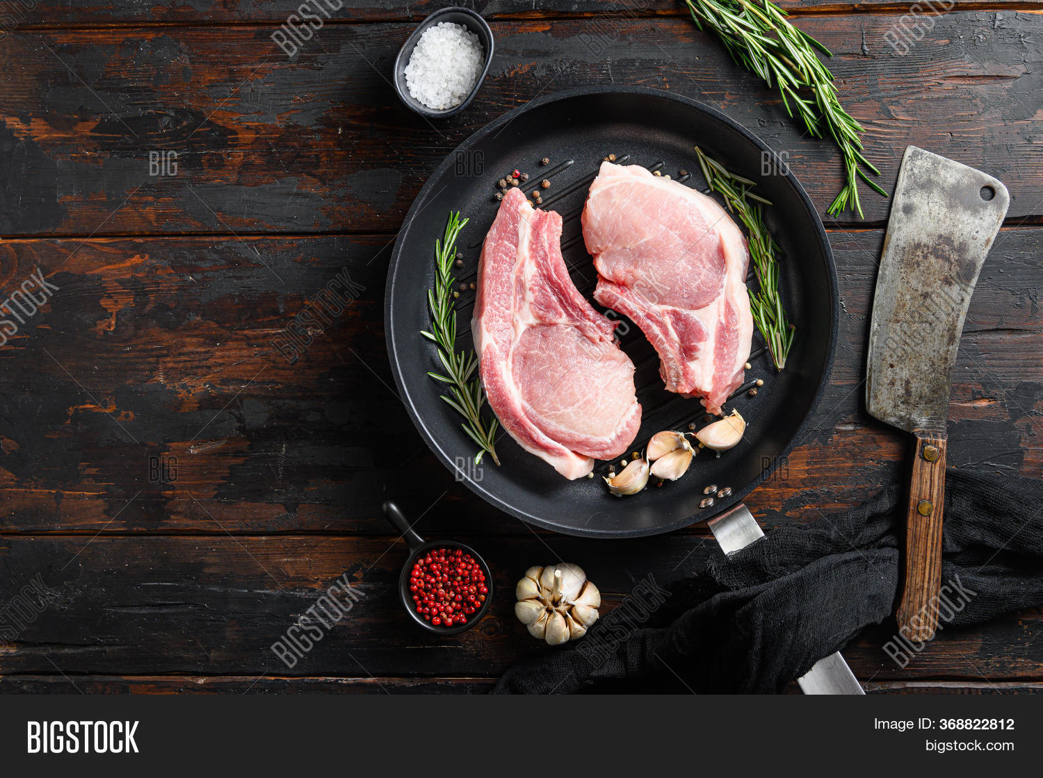 Raw Pork Meat Chopes Image & Photo (Free Trial) | Bigstock