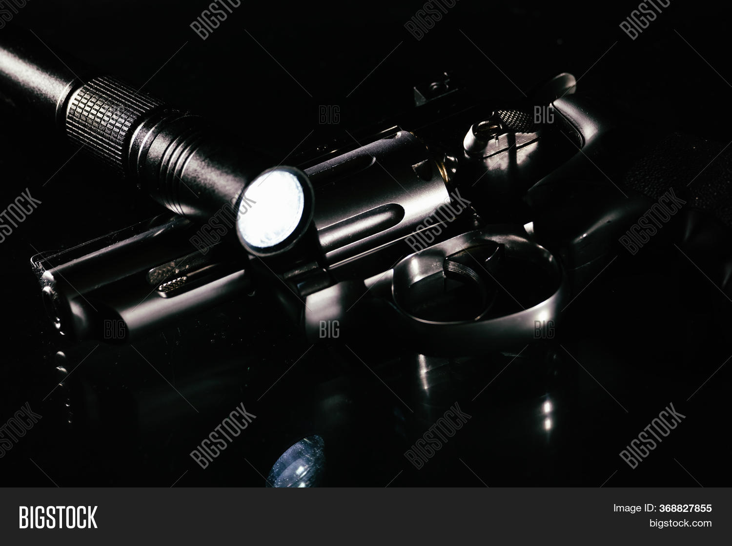 Revolver Flashlight On Image & Photo (Free Trial) | Bigstock