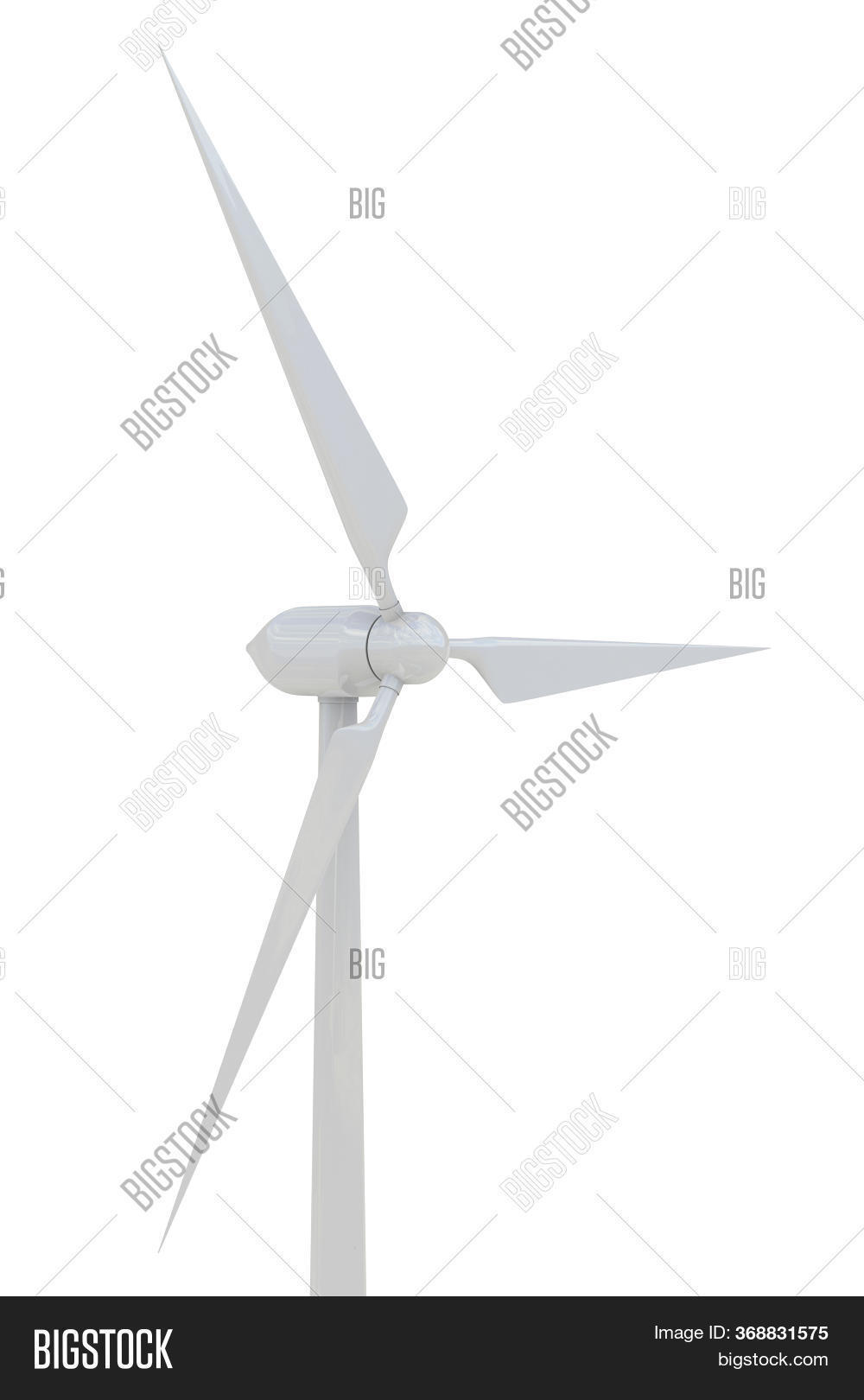 Windmill On White Image & Photo (Free Trial) | Bigstock