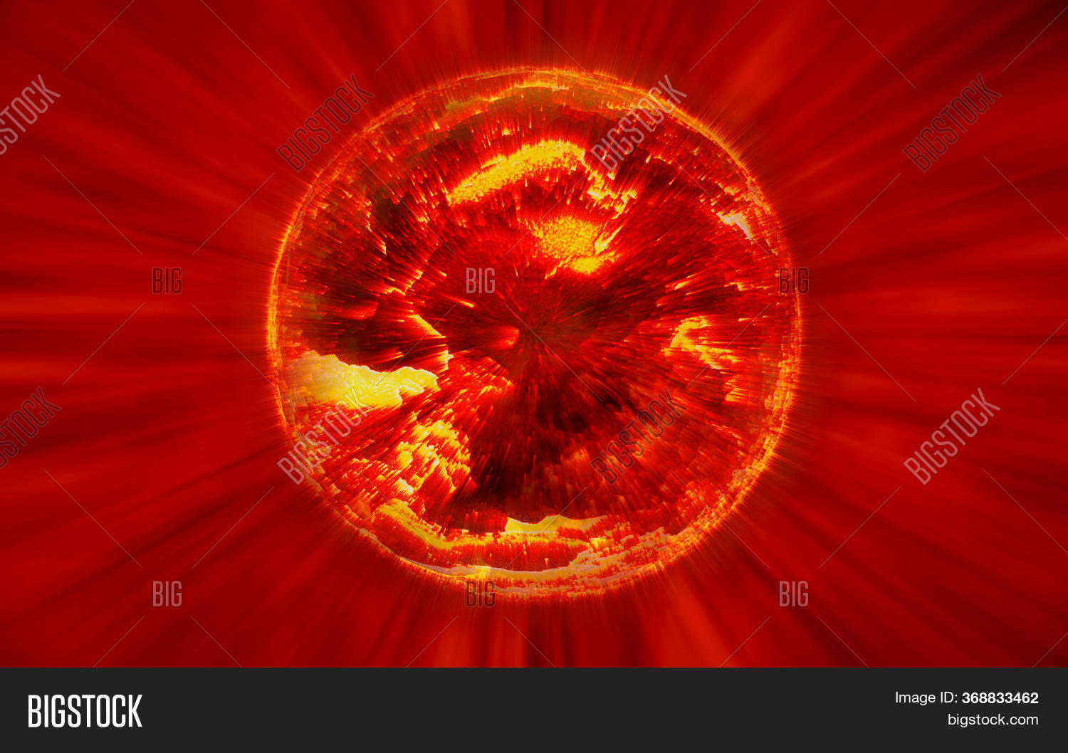 Exploding Planet Image & Photo (Free Trial) | Bigstock