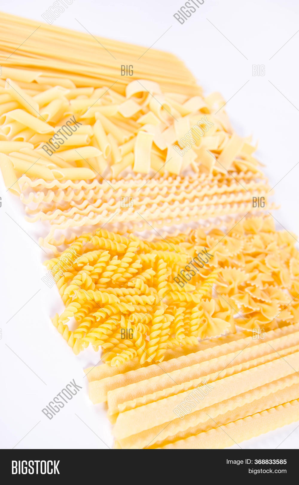 Different Types Pasta Image & Photo (Free Trial) | Bigstock