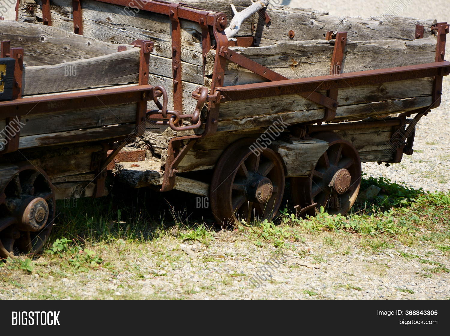 Wood Ore Carts On Image & Photo (Free Trial) | Bigstock
