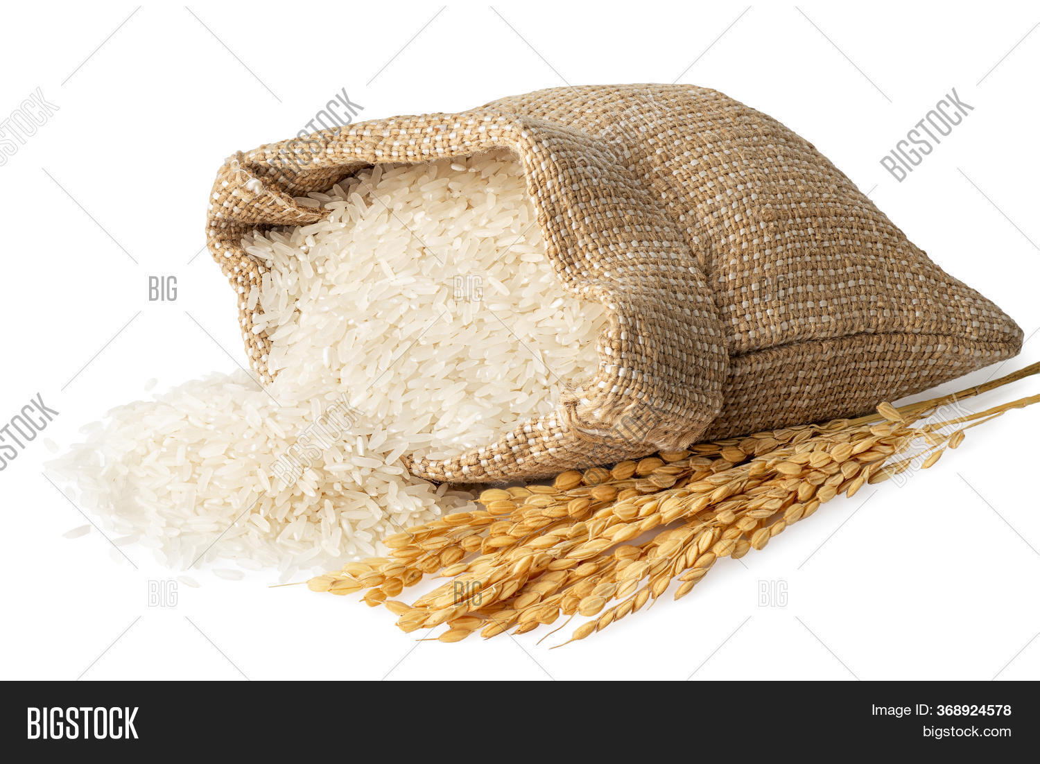 Long Rice Burlap Sack Image & Photo (Free Trial) | Bigstock