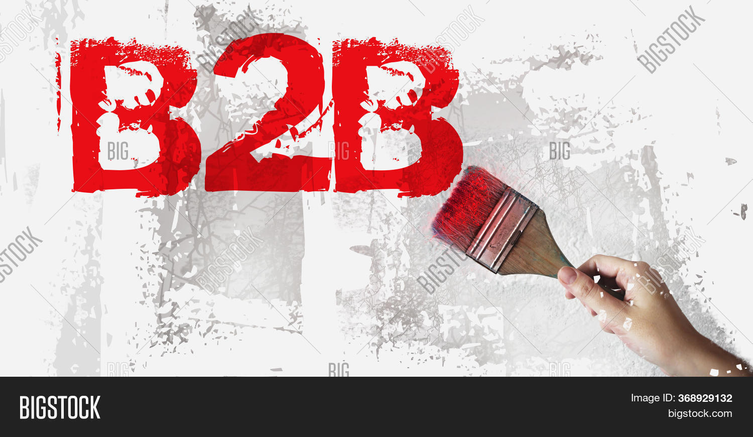 B2b Abbreviation Red Image & Photo (Free Trial) | Bigstock