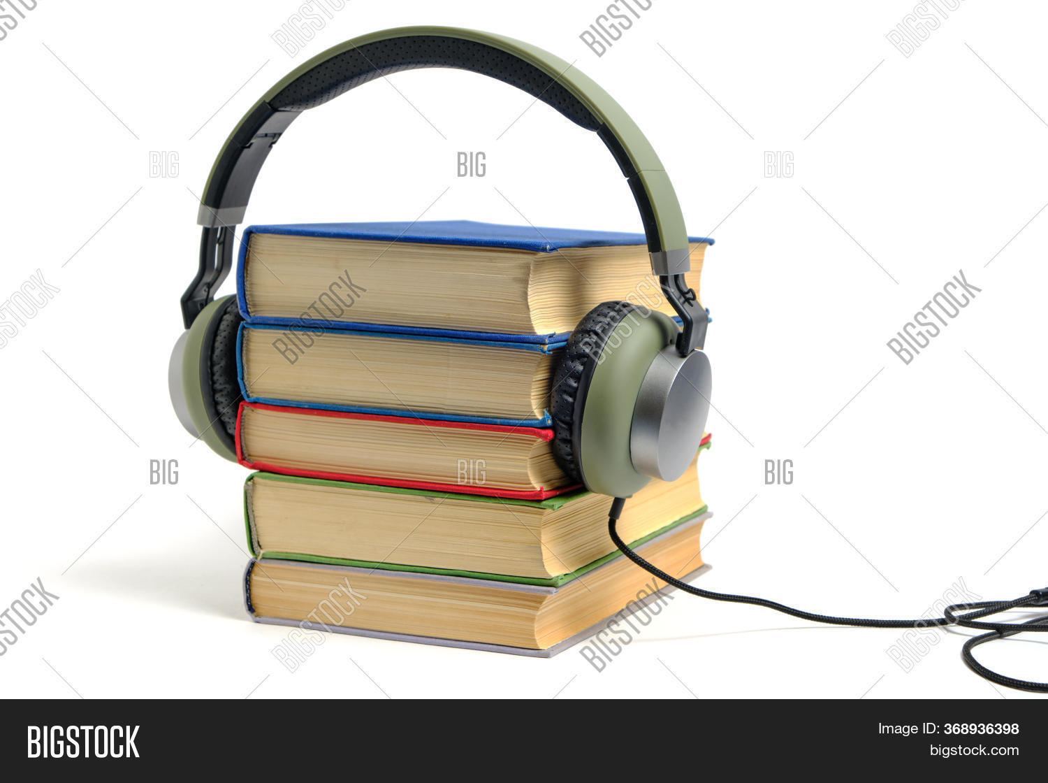 Book Headphones On On Image & Photo (Free Trial) | Bigstock