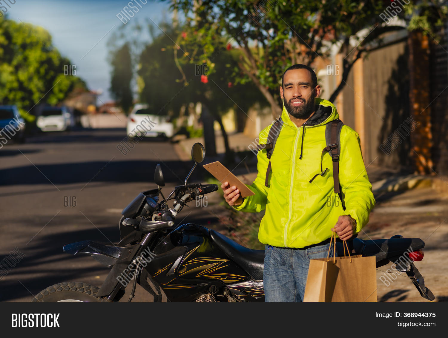 Delivery Guy Portrait Image & Photo (Free Trial) | Bigstock