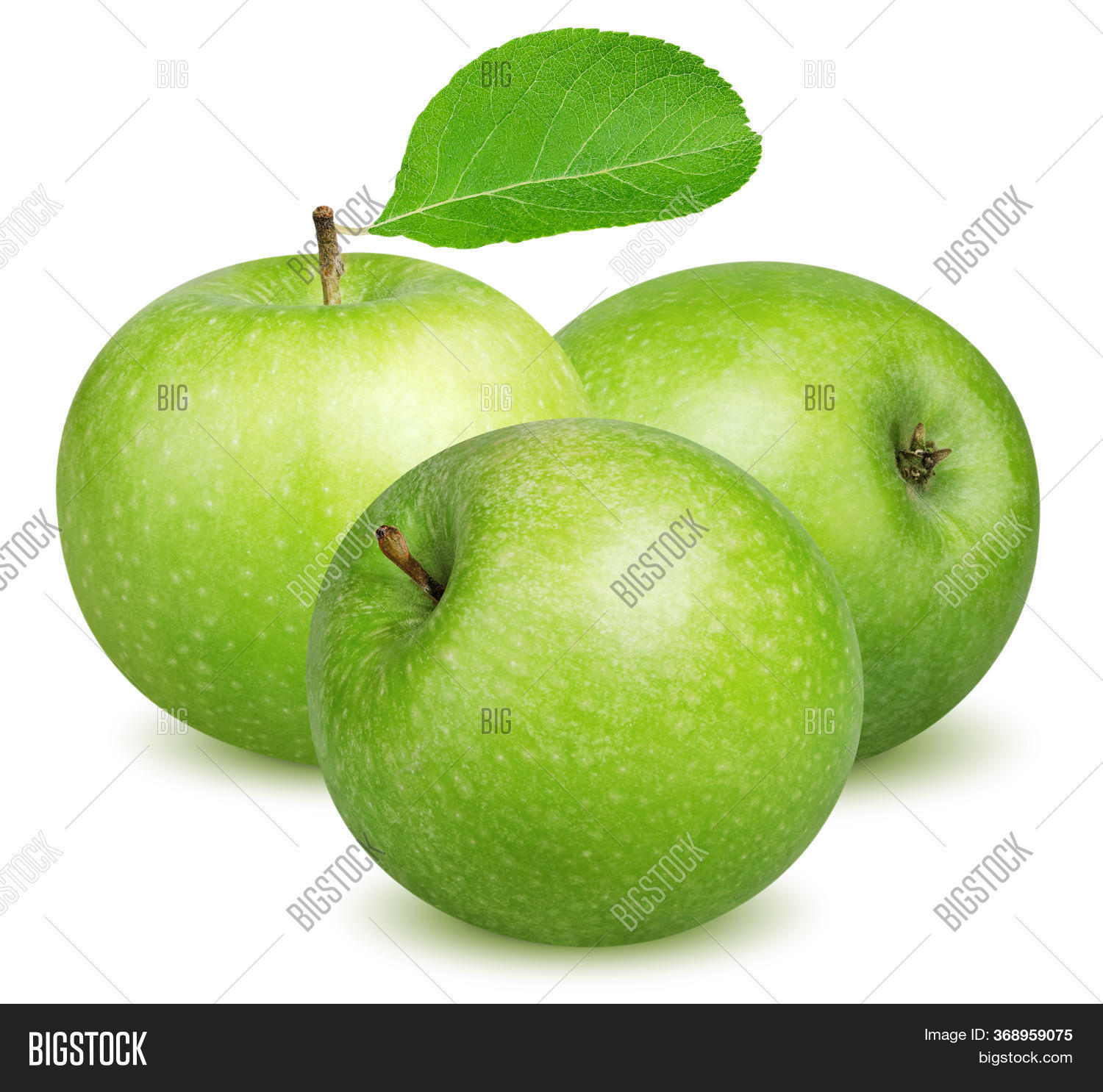 Isolated Green Apples Image & Photo (Free Trial) | Bigstock