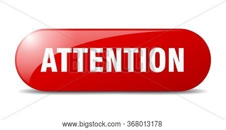 Attention Button. Vector & Photo (Free Trial) | Bigstock