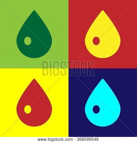 Pop Art Water Drop Vector & Photo (Free Trial) | Bigstock