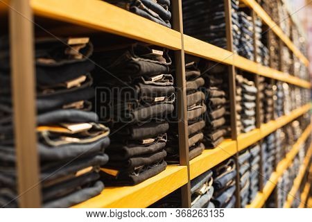 Shelf Denim Pants Sale Image & Photo (Free Trial) | Bigstock