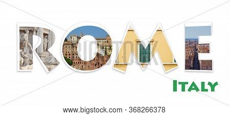 Collage Word Rome Image & Photo (Free Trial) | Bigstock