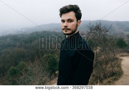 Portrait Young Priest Image & Photo (Free Trial) | Bigstock