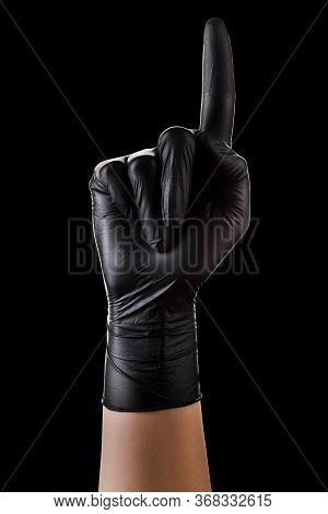 Hand Black Gloves Image & Photo (Free Trial) | Bigstock