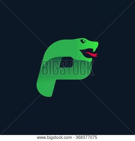 P Letter Logo Snake Vector & Photo (Free Trial) | Bigstock