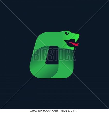 O Letter Logo Snake Vector & Photo (Free Trial) | Bigstock