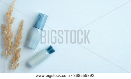 Blue Cosmetic Bottles Image & Photo (Free Trial) | Bigstock