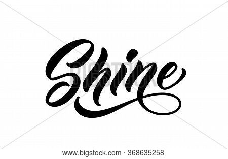 Shine Handwritten Vector & Photo (Free Trial) | Bigstock