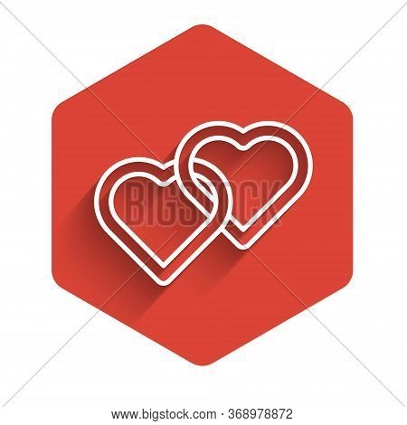 Two Red Love Hearts Joined Images, Illustrations & Vectors (Free ...