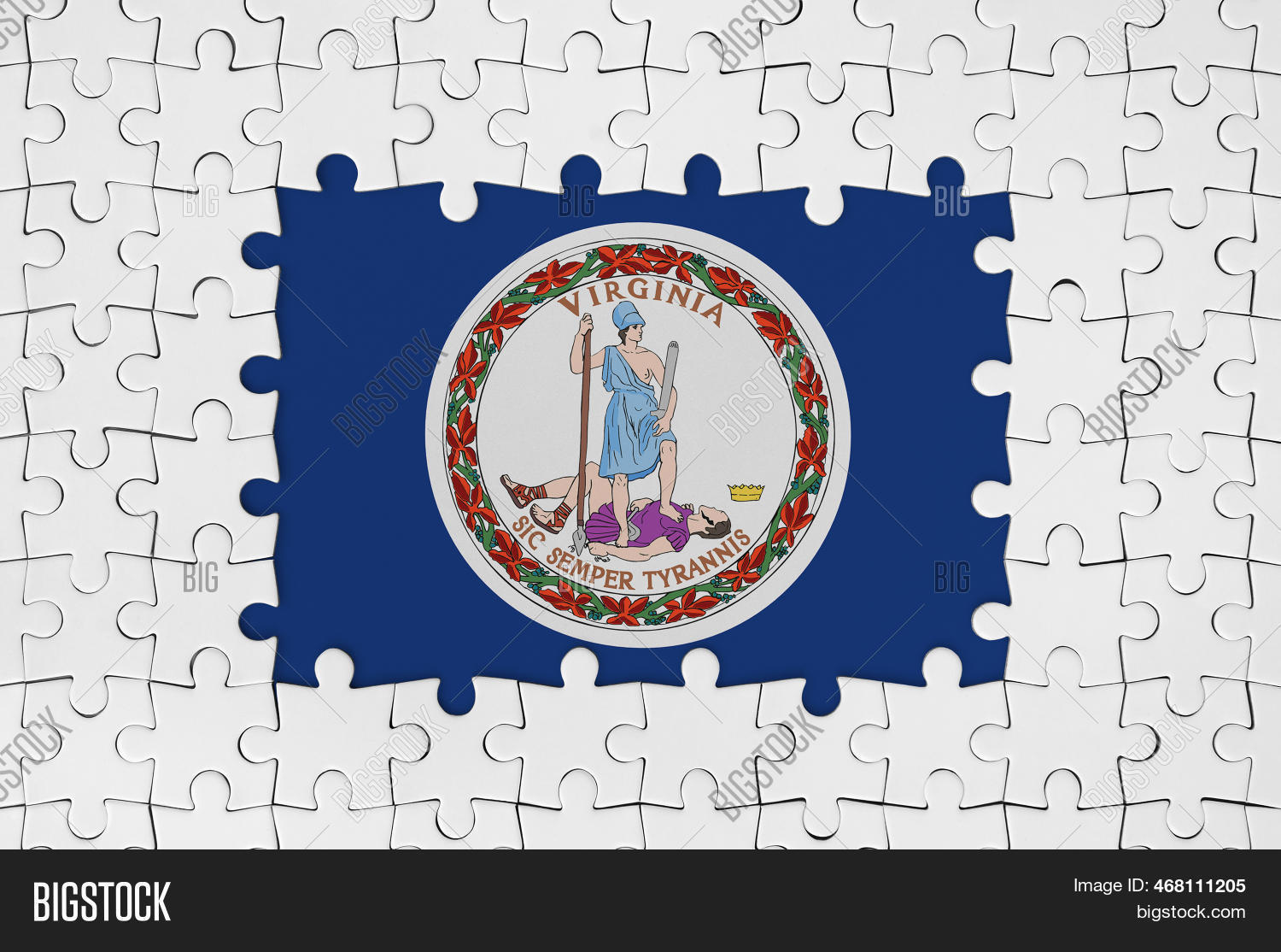 Virginia Us State Flag Image & Photo (Free Trial) | Bigstock