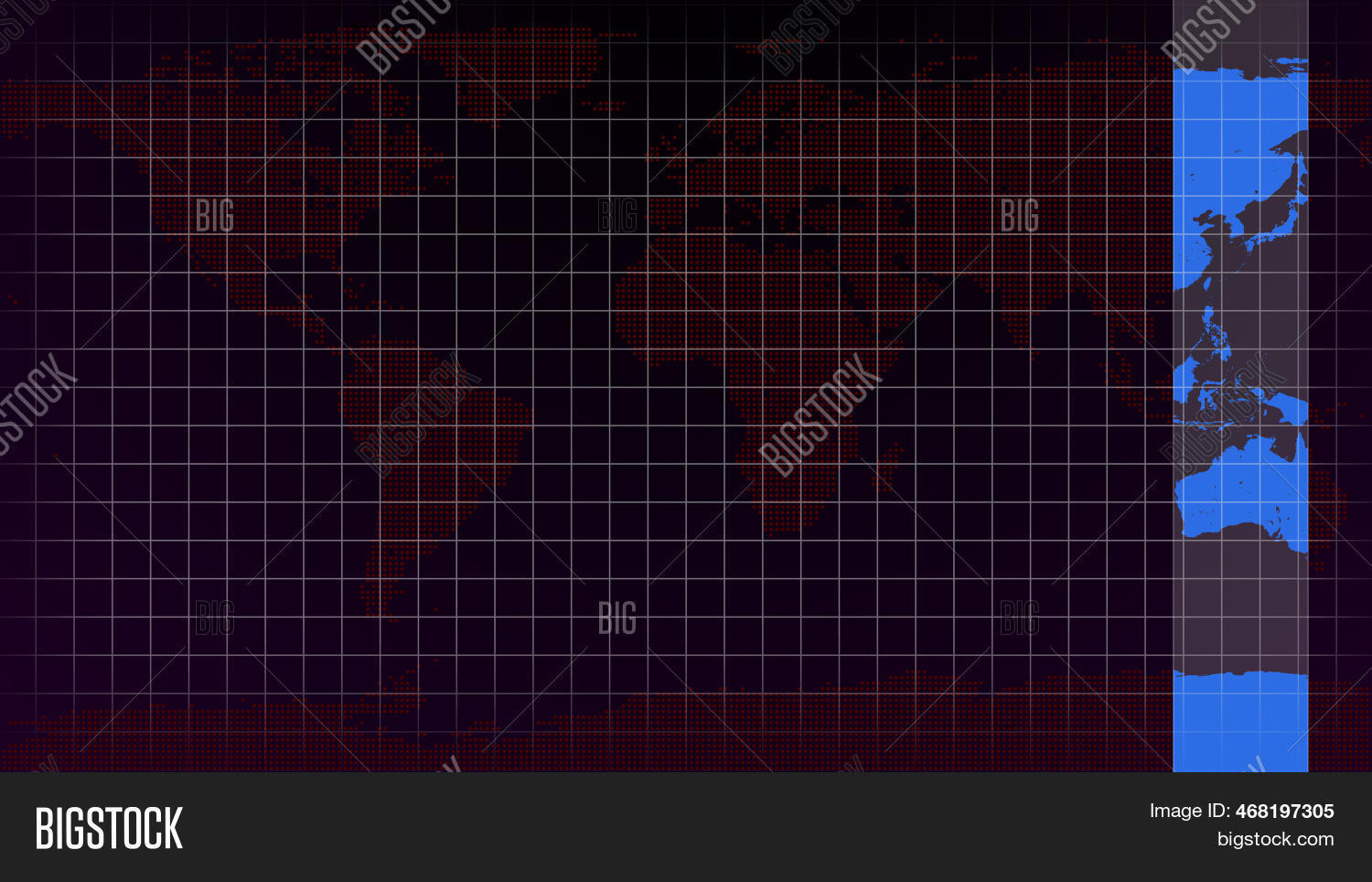 World Map Grid Line. Image & Photo (Free Trial) | Bigstock