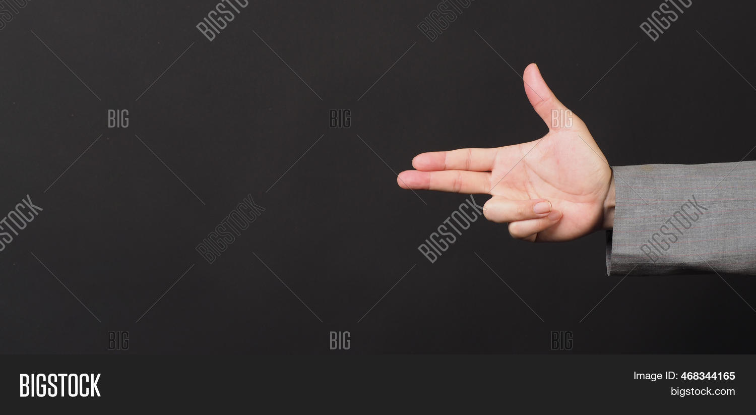 Hand Do Finger Gun Image & Photo (Free Trial) | Bigstock