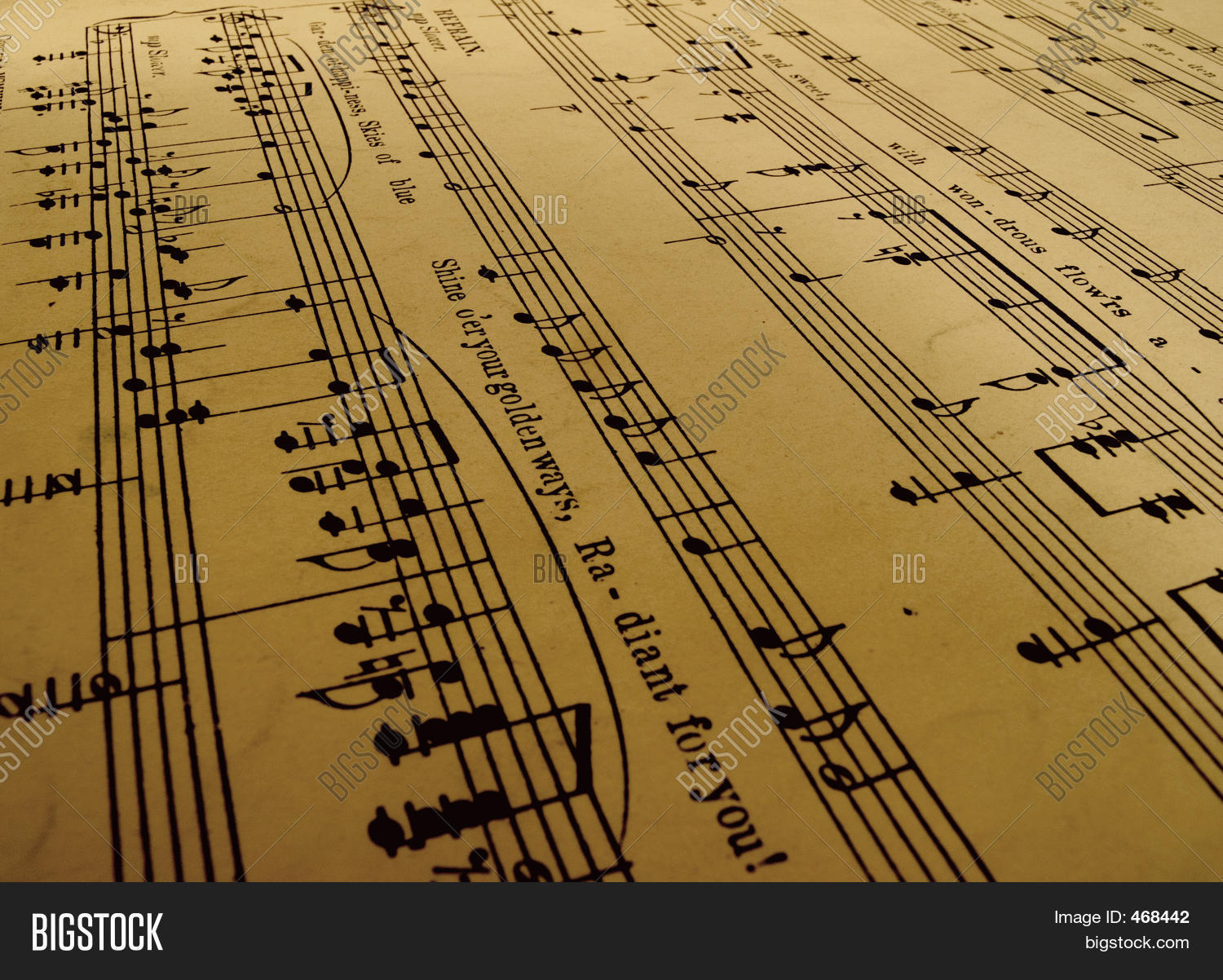 Sheet Music Image & Photo (Free Trial) | Bigstock