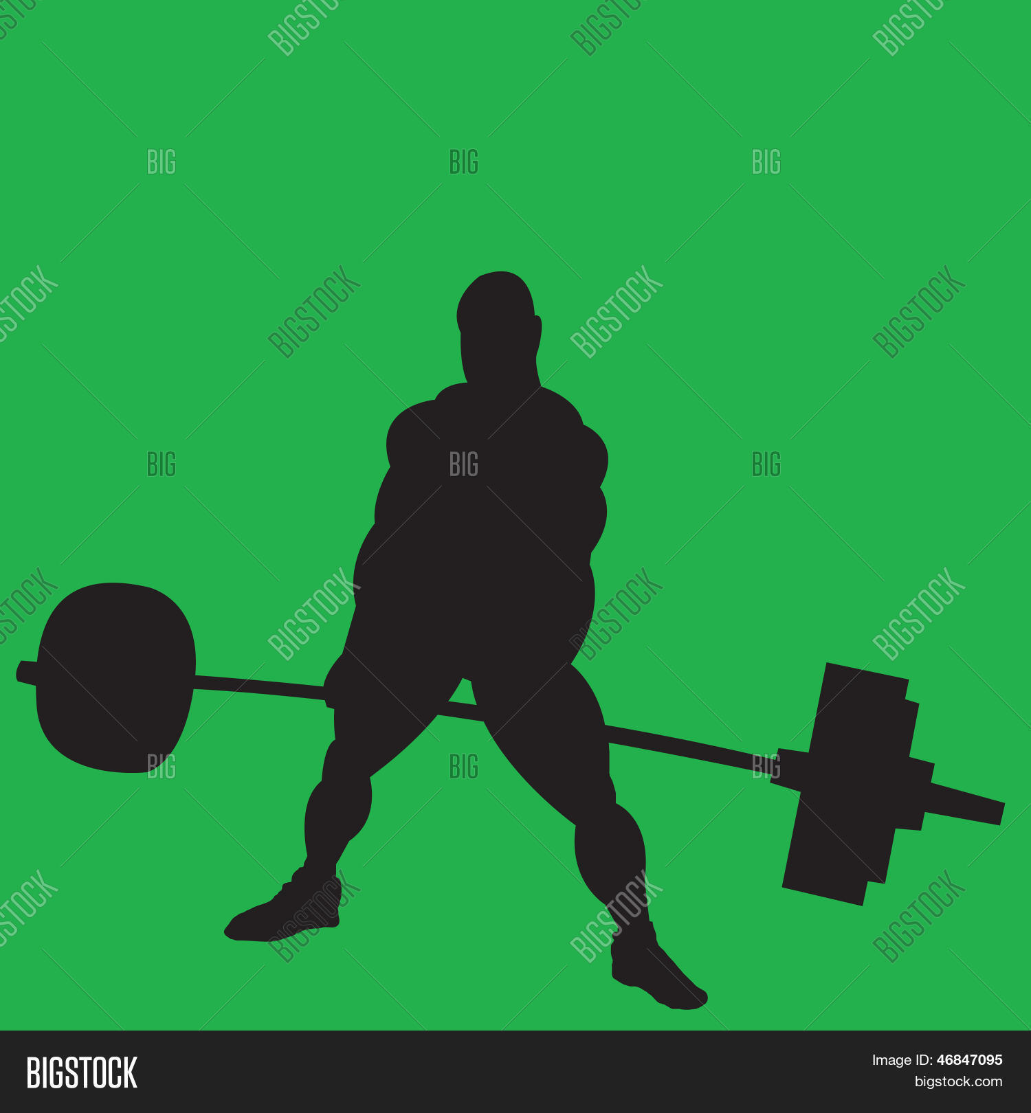 Powerlifting Deadlift Vector & Photo (Free Trial) | Bigstock