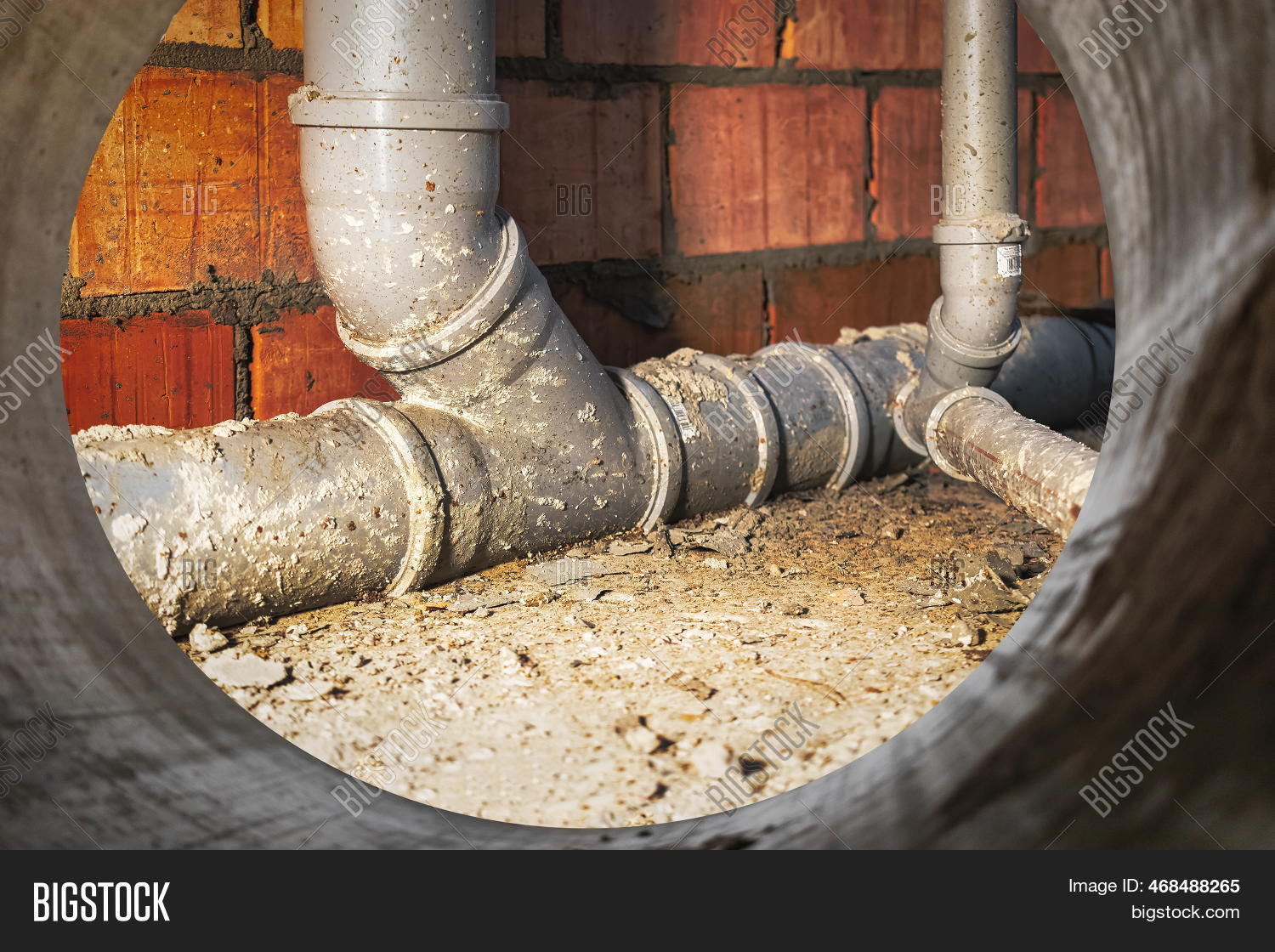 Sewer Pipes Home Image & Photo (Free Trial) | Bigstock