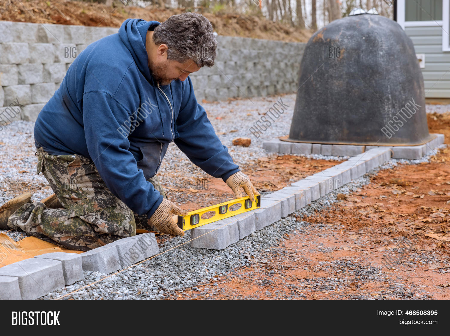 Master Lays Paving Image & Photo (Free Trial) | Bigstock