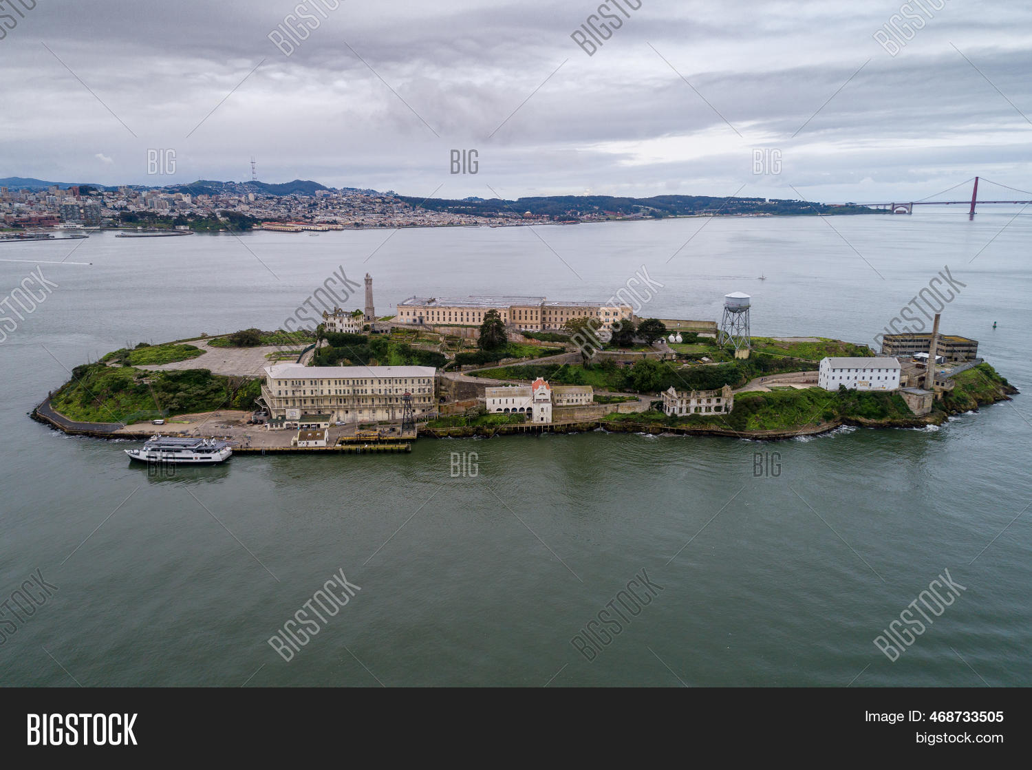 Aerial View Alcatraz Image & Photo (Free Trial) | Bigstock