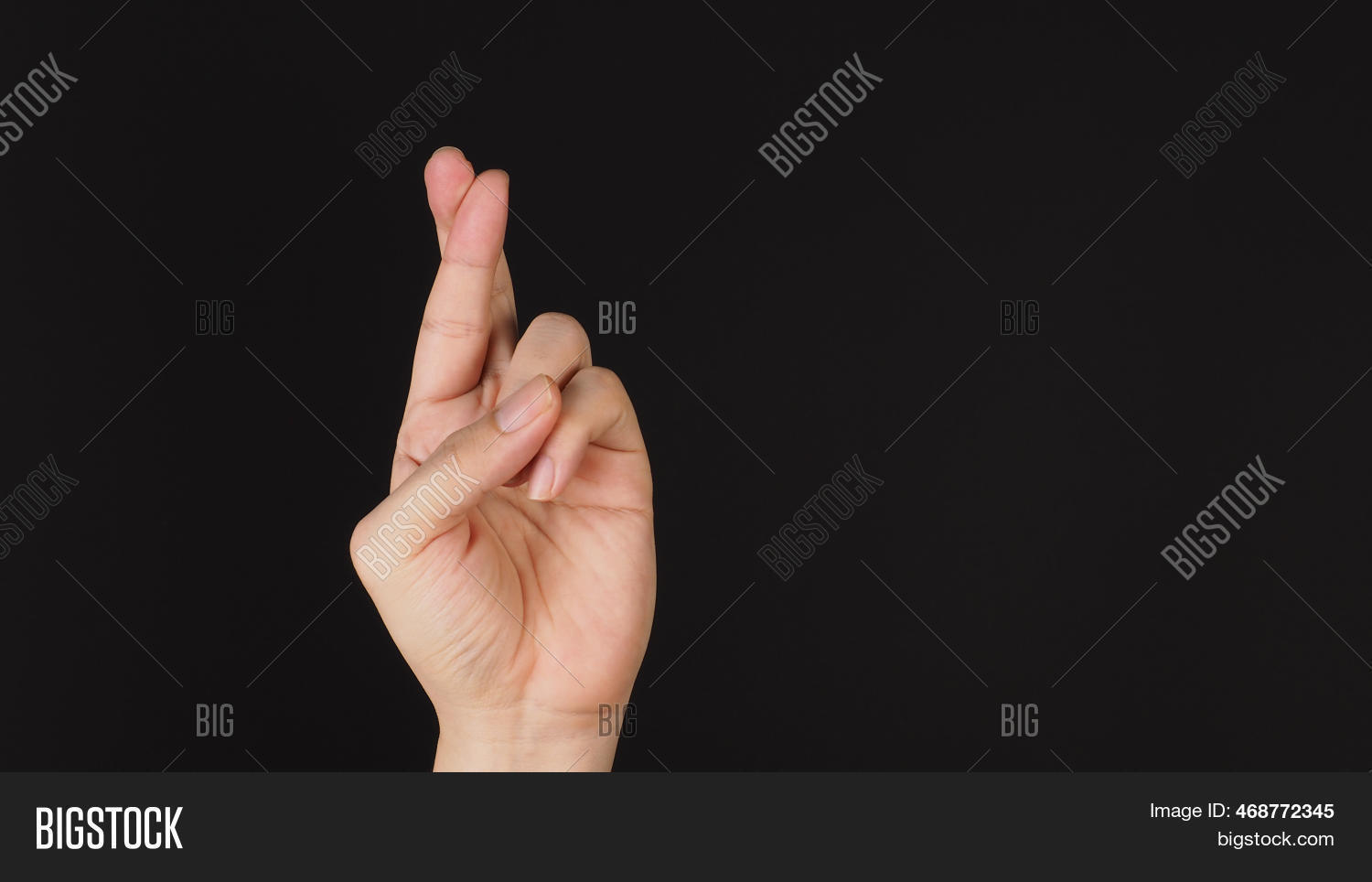 Good Luck Hand Sign On Image & Photo (Free Trial) | Bigstock