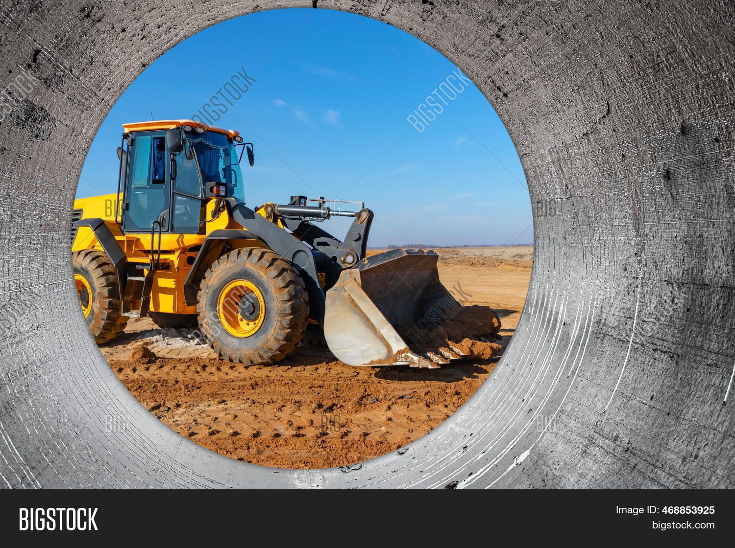 Bulldozer Loader Moves Image & Photo (Free Trial) | Bigstock