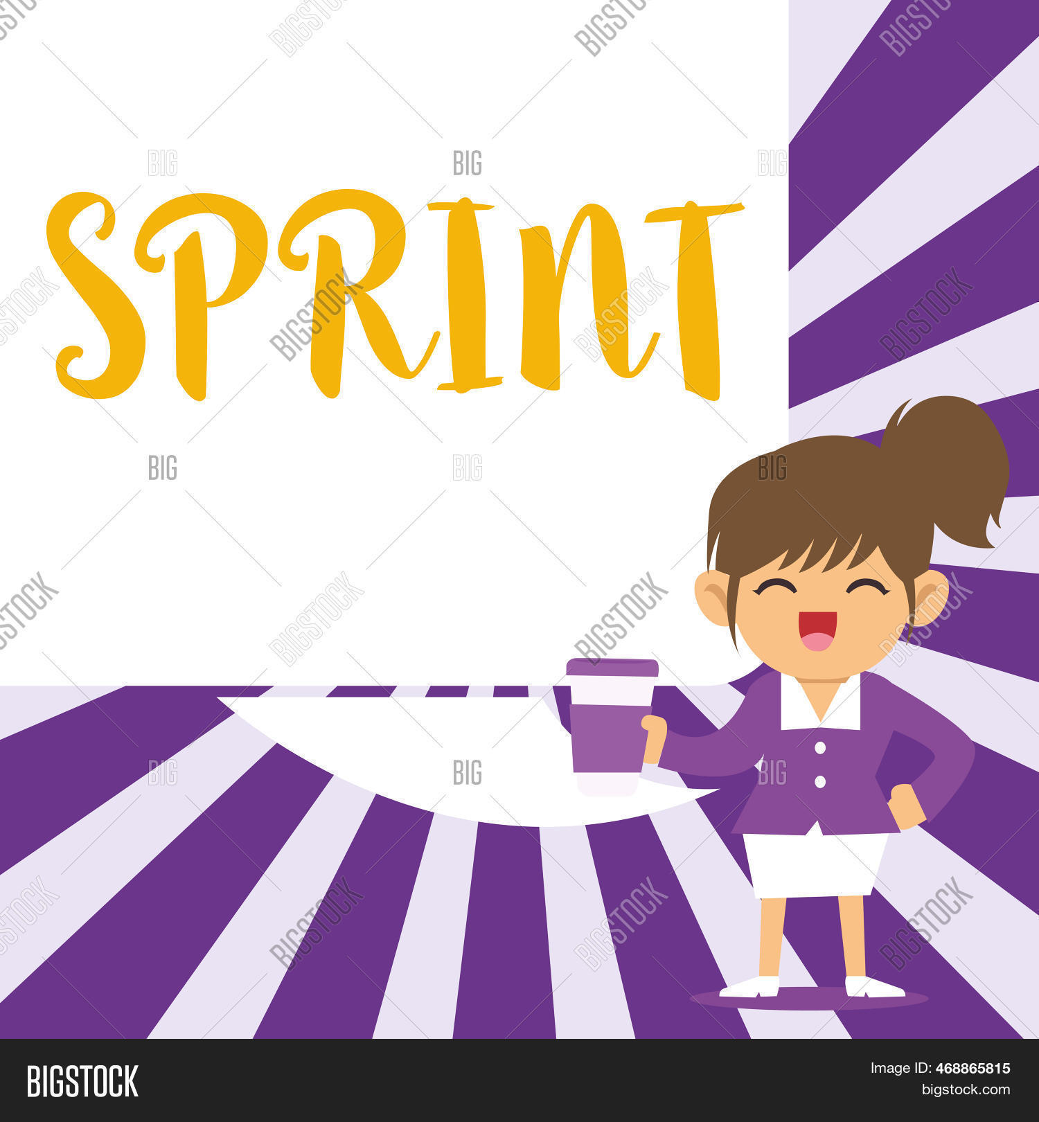 Sprint Business Cartoon