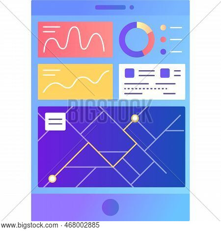 Running App Vector Vector & Photo (Free Trial) | Bigstock
