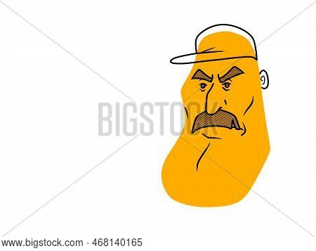 Portrait Calm, Stern Image & Photo (Free Trial) | Bigstock