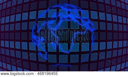 Techy Earth Map Image & Photo (Free Trial) | Bigstock