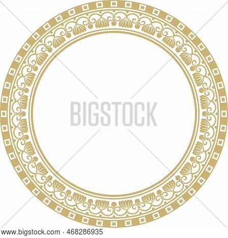 Vector Gold Round Vector & Photo (Free Trial) | Bigstock