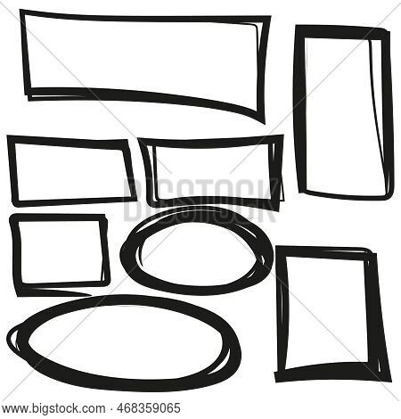 Set Freehand Drawn Vector & Photo (Free Trial) | Bigstock