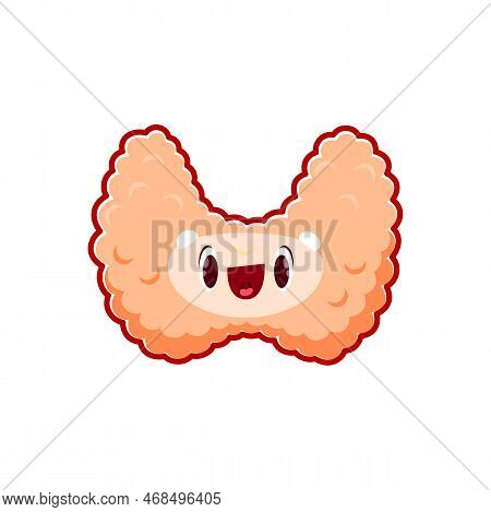 Cartoon Thyroid Human Vector & Photo (Free Trial) | Bigstock