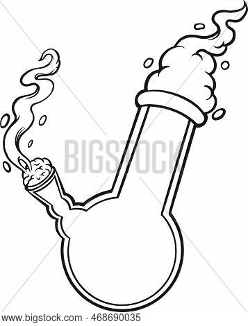 Weed Glass Bong Vector & Photo (Free Trial) | Bigstock