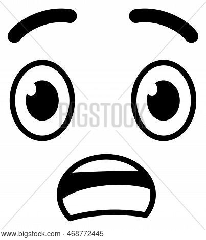Shocked Face Vector & Photo (Free Trial) | Bigstock