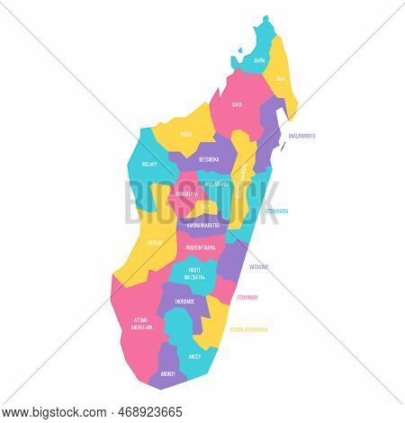 Madagascar Political Vector & Photo (Free Trial) | Bigstock